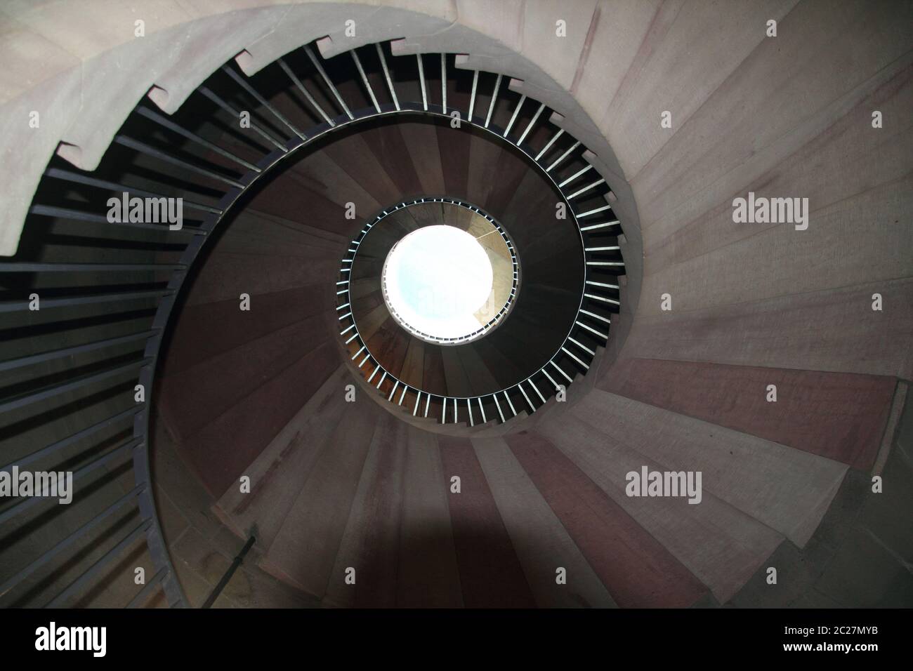 Deep spiral staircase hi-res stock photography and images - Alamy