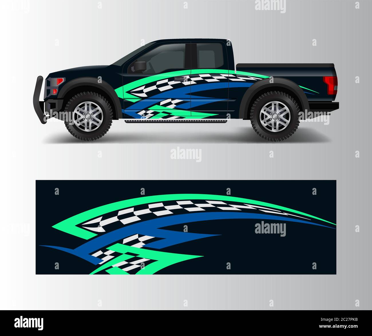 abstract Racing graphic background vector for offroad vehicle wrap ...