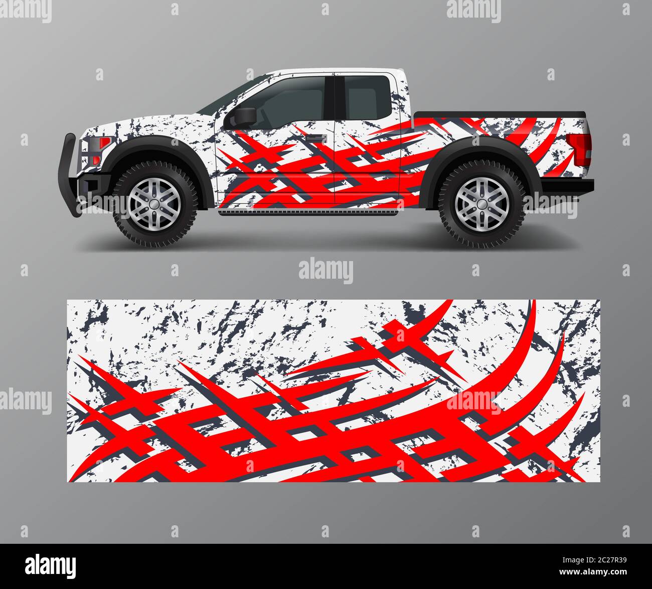 Truck And Vehicle car racing graphic for wrap and vinyl sticker Stock ...