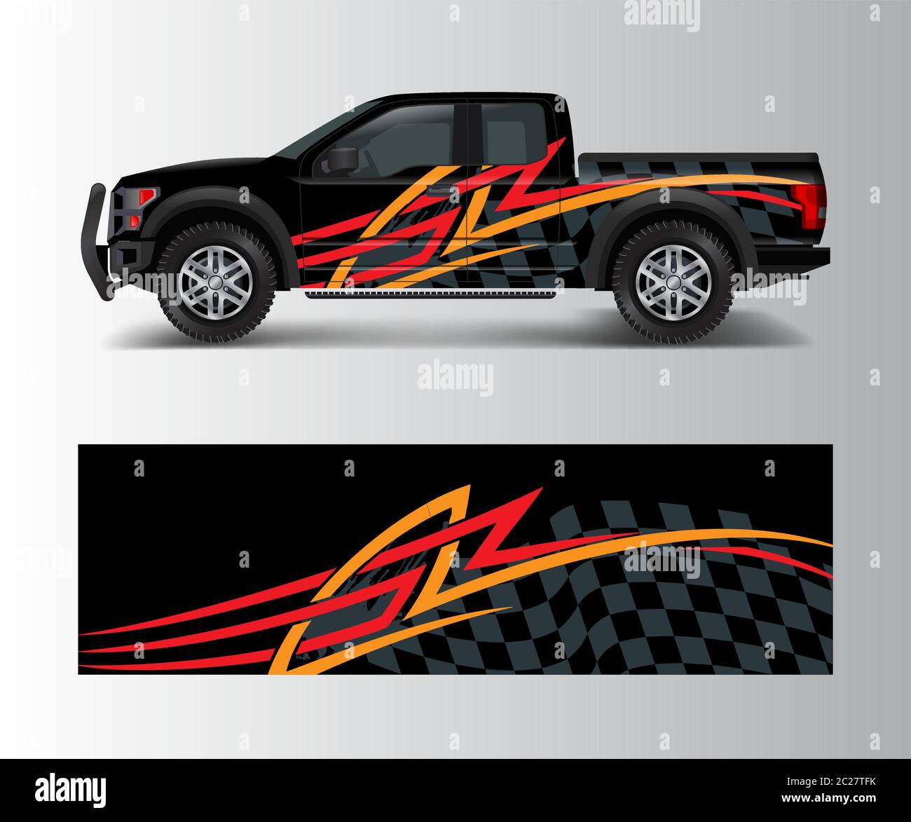 cargo van and car wrap vector, Truck decal designs, Graphic abstract ...
