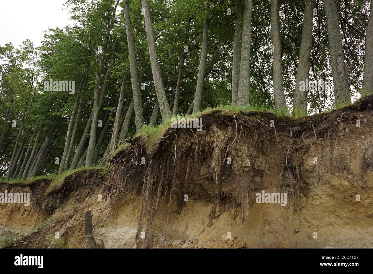 Slide Soil Erosion Stock Photo - Alamy