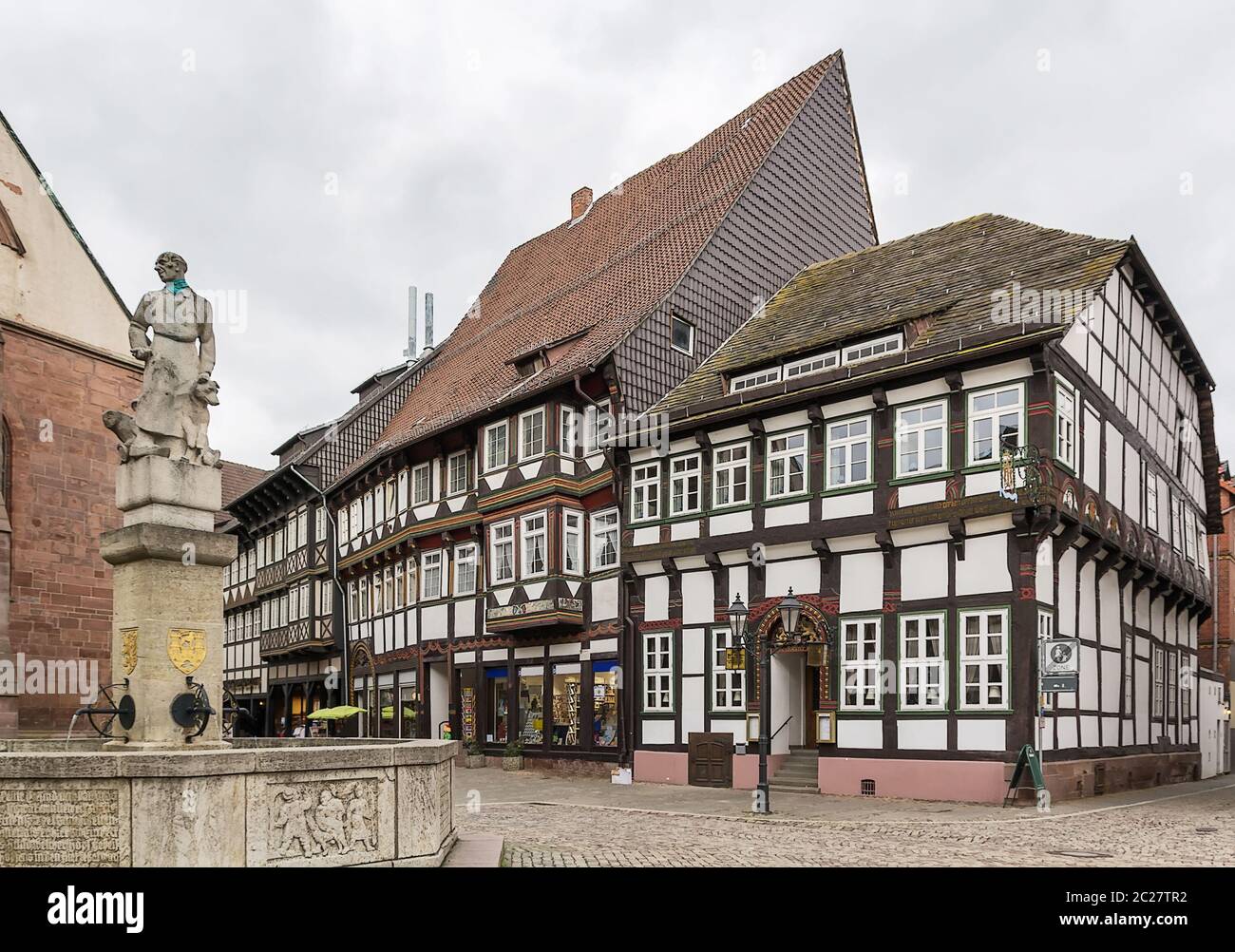 Einbeck downtown, Germany Stock Photo - Alamy