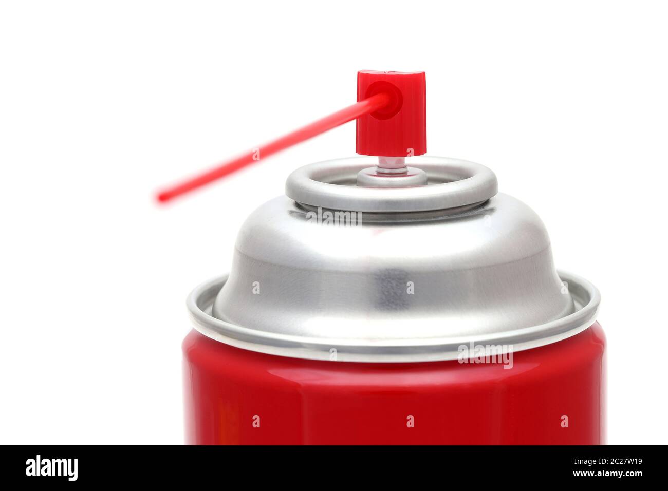 steel spray can isolated on white background Stock Photo - Alamy