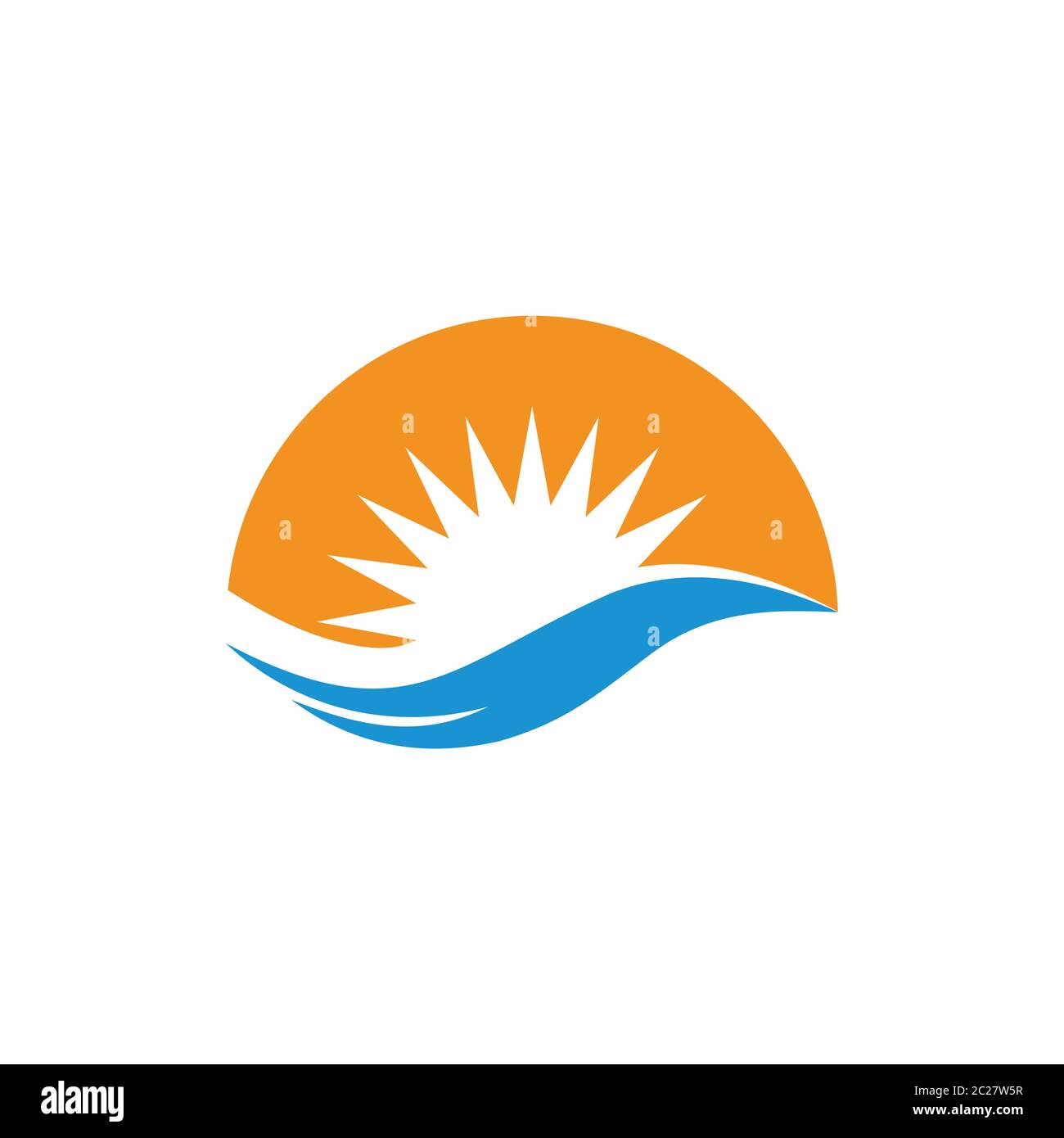 Geometric pictogram nature landscape simple Stock Vector Images - Alamy