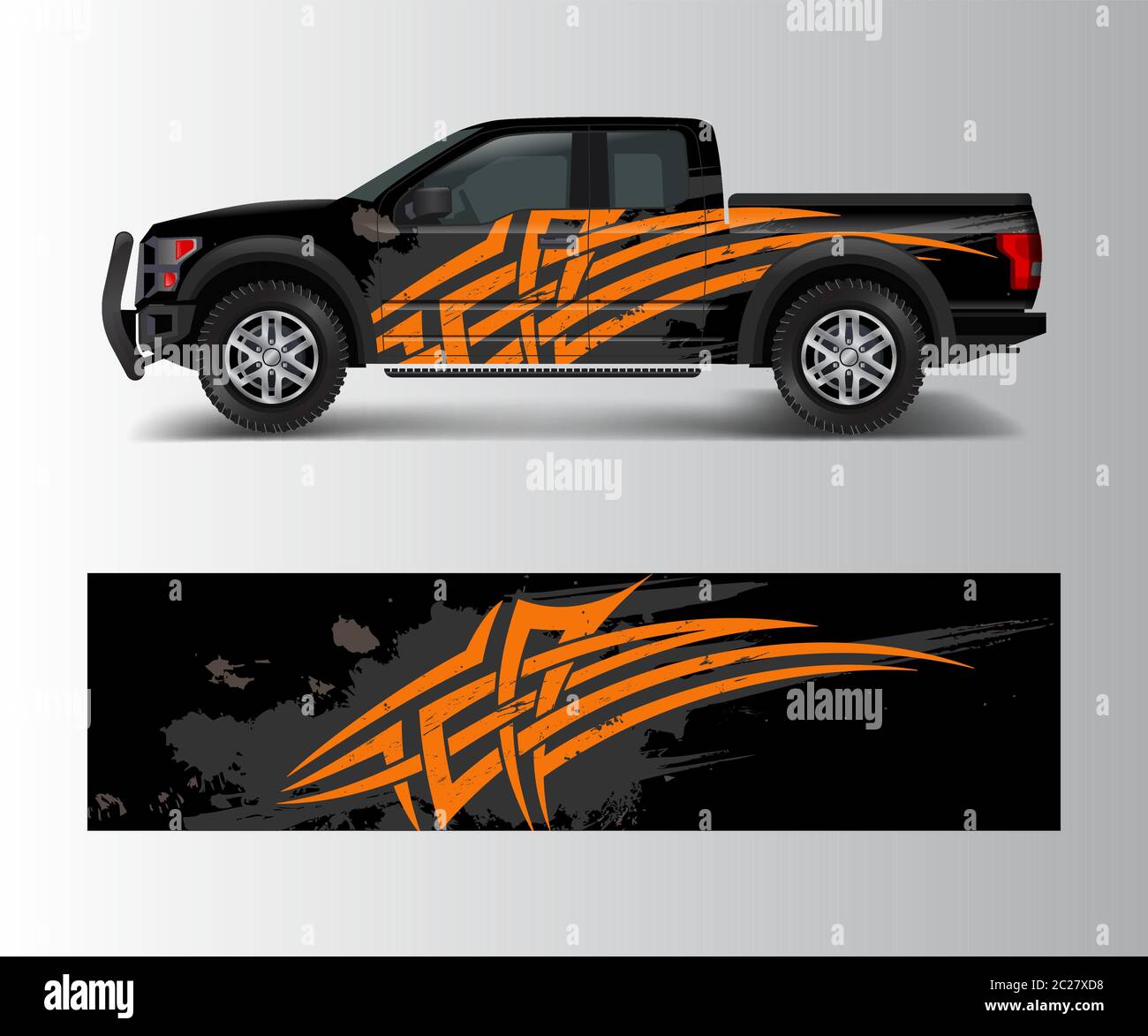Truck And Vehicle car racing graphic for wrap and vinyl sticker Stock ...