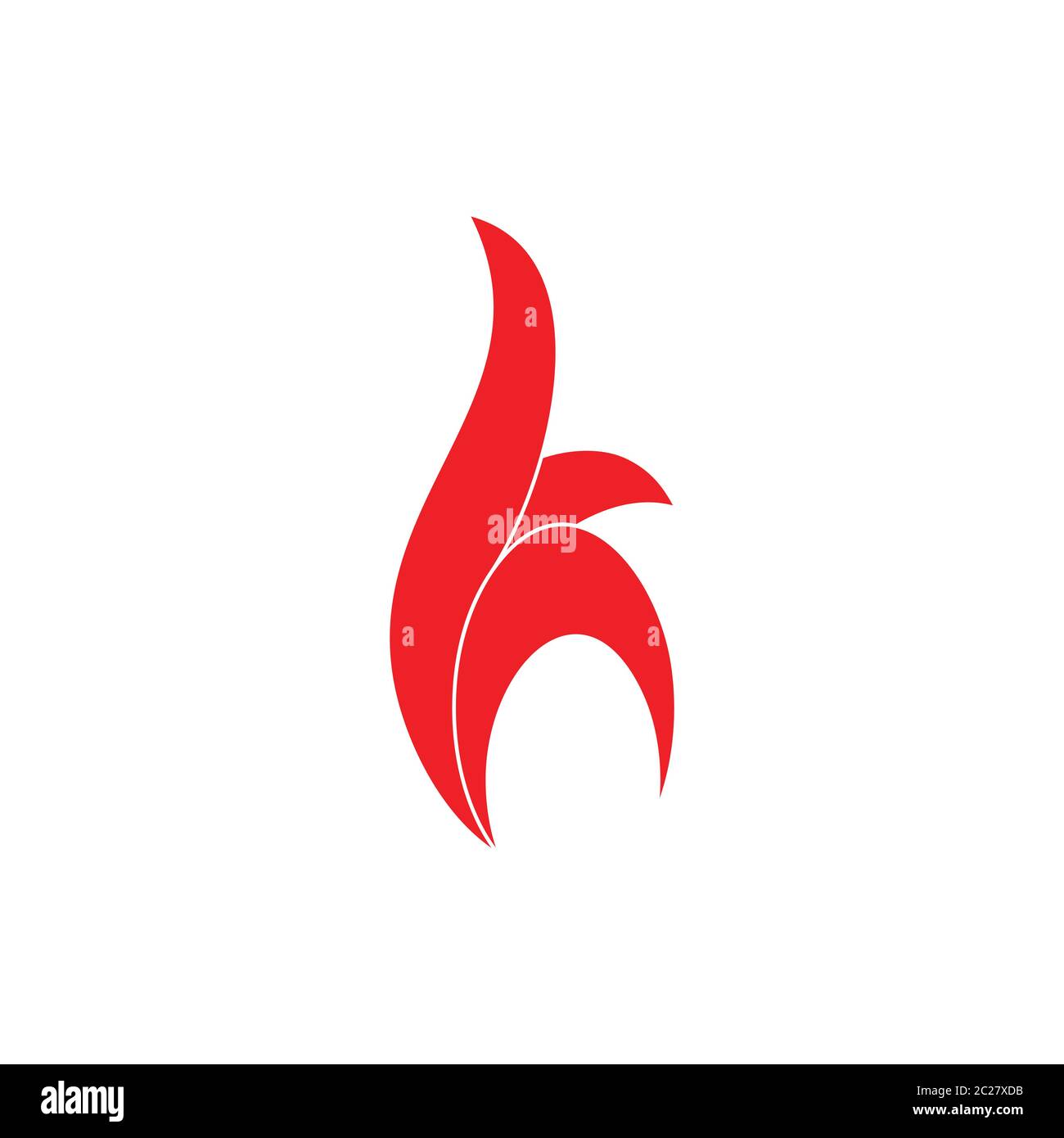 letter h fire red flame design logo vector Stock Vector Image & Art - Alamy