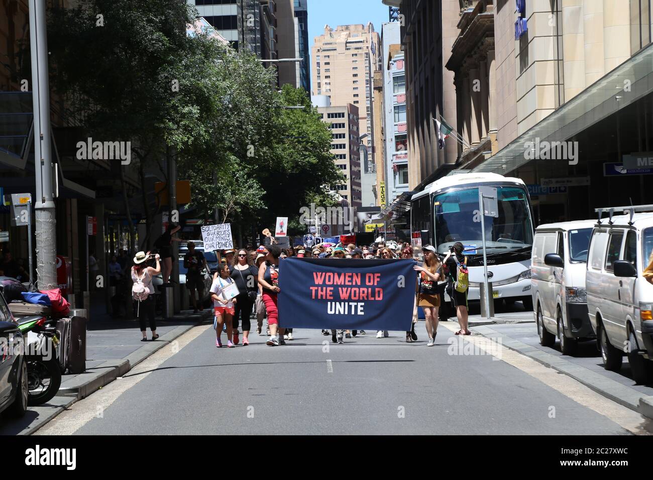 Womens march sydney hi-res stock photography and images - Alamy