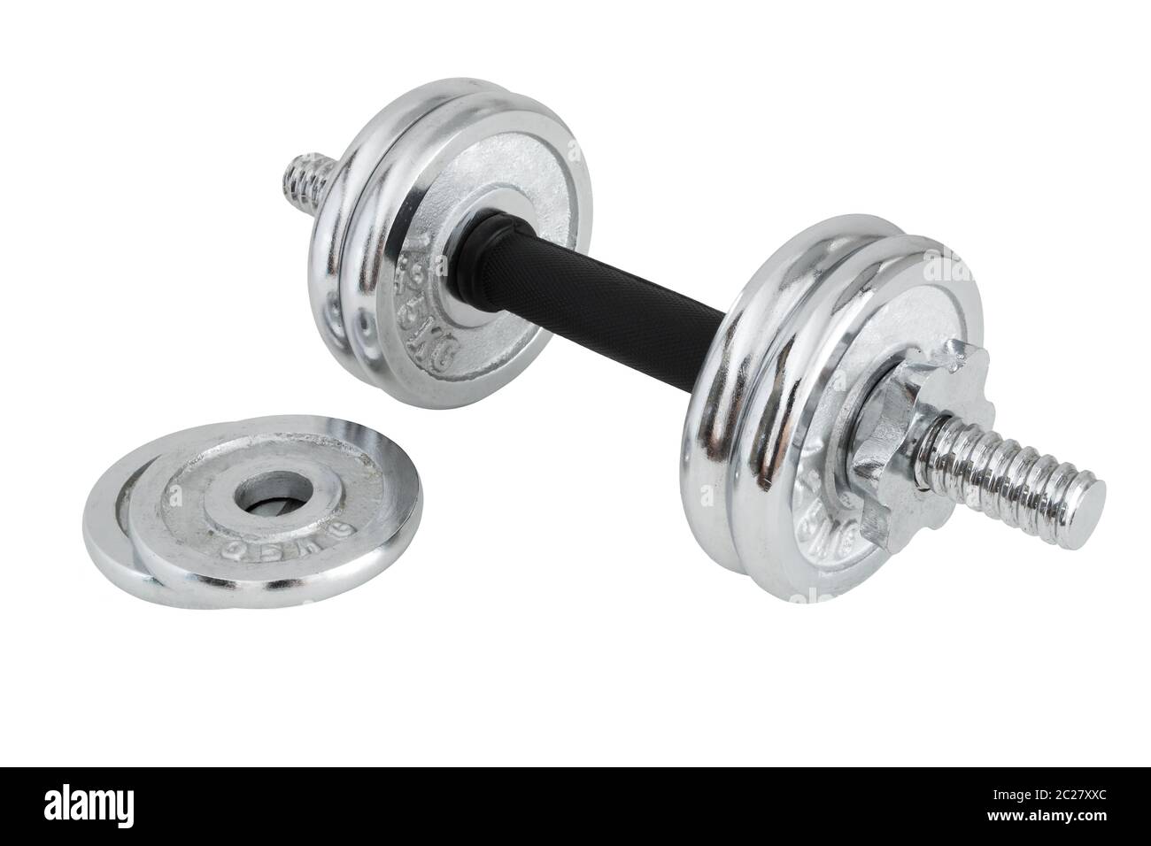 Dumbbell discs hi-res stock photography and images - Alamy