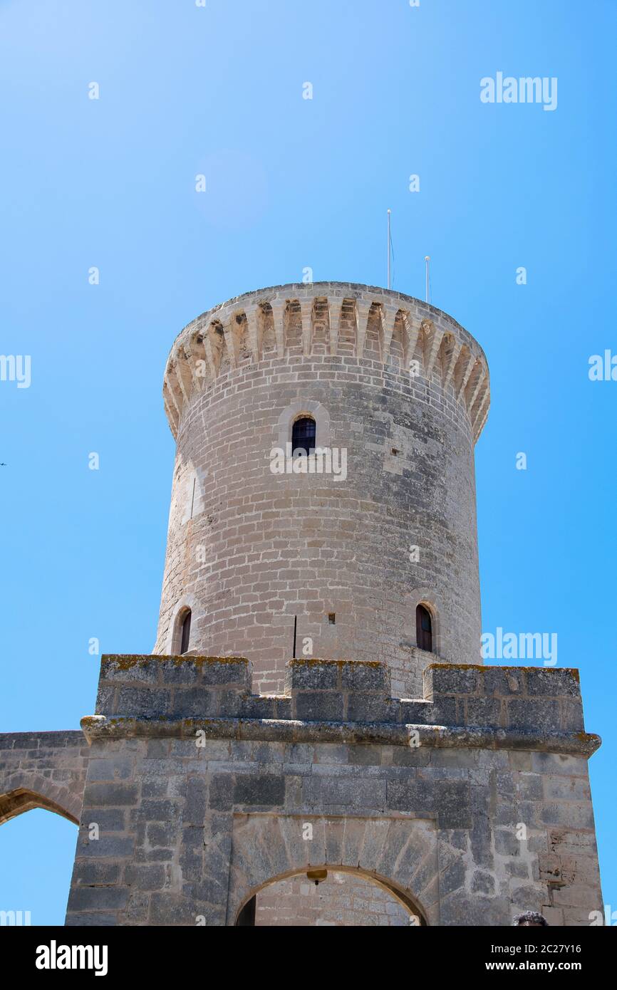 Castell de Bellver in Palma de Mallorca Spanien Stock Photo - Alamy