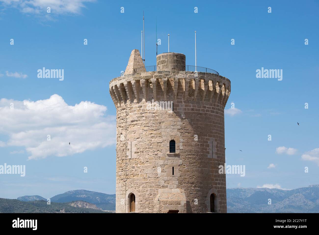Castell de Bellver in Palma de Mallorca Spanien Stock Photo - Alamy