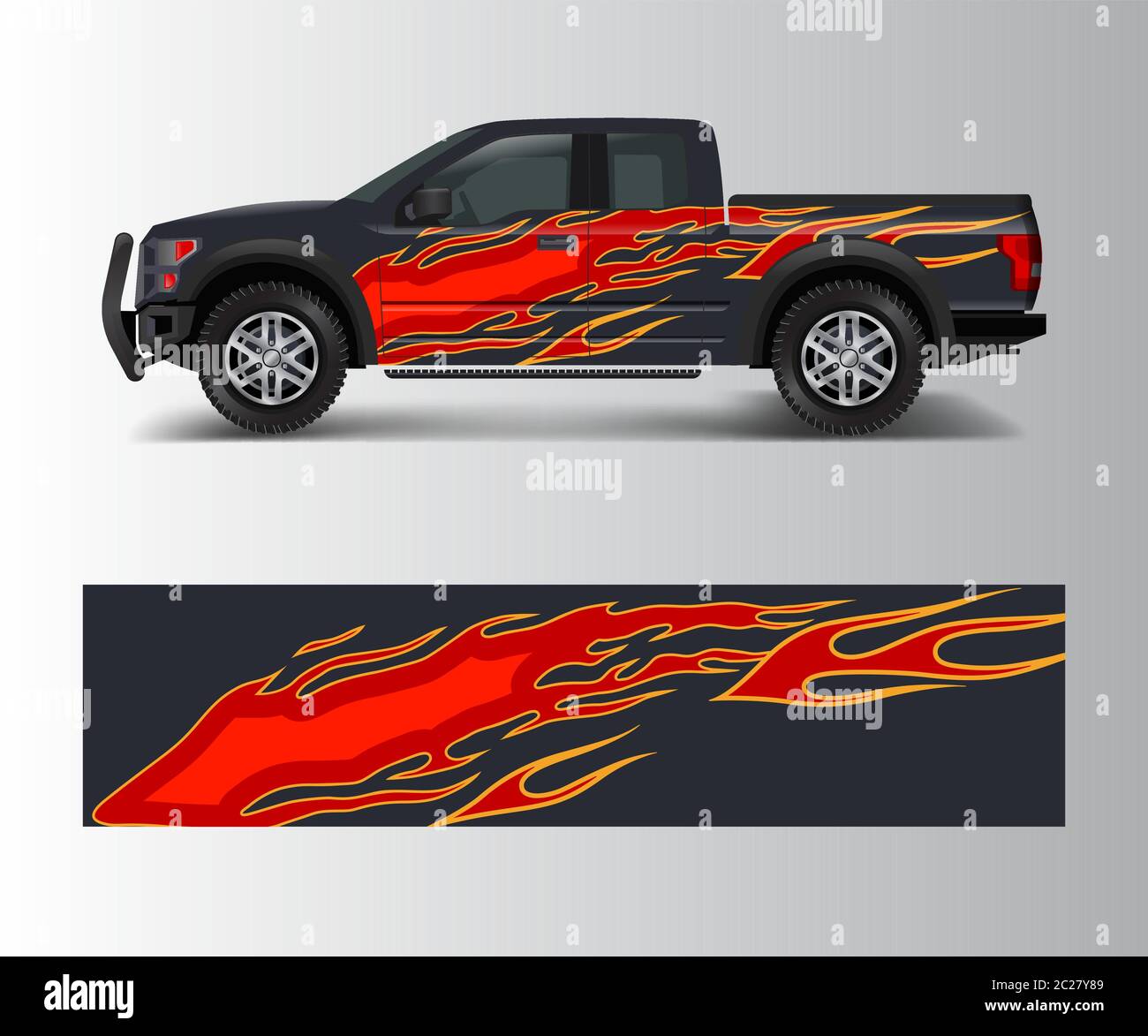 abstract Racing graphic background vector for offroad vehicle wrap ...