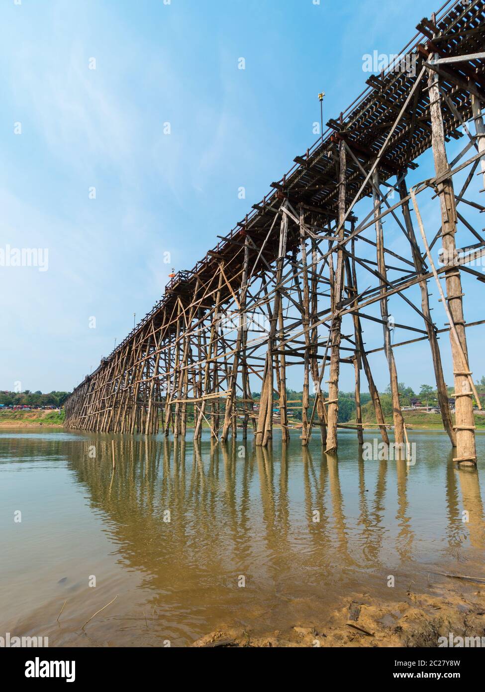 Wooden bridge collapse hi-res stock photography and images - Alamy