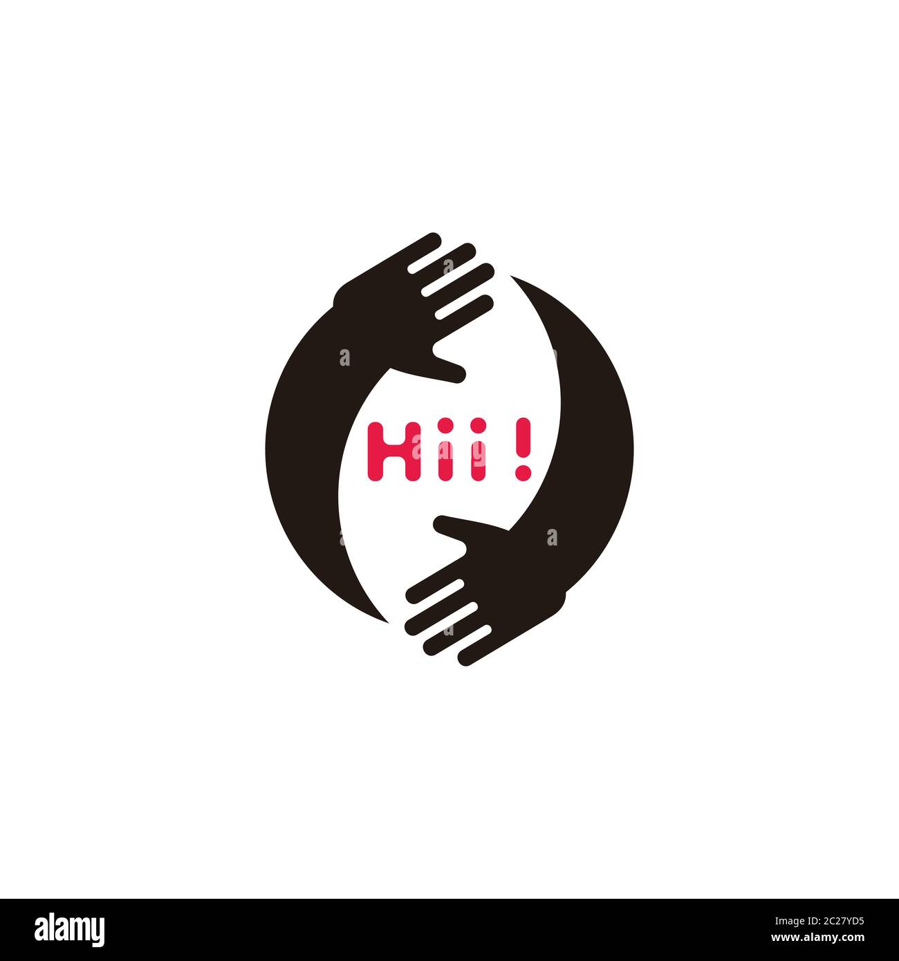 hii hand care symbol motion design symbol vector Stock Vector Image ...