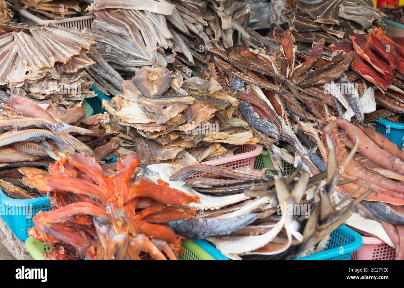 Myanmar dry fish market hi-res stock photography and images - Alamy
