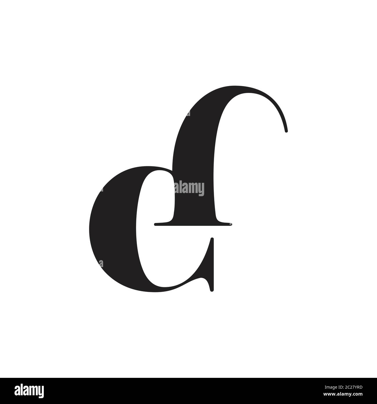 letter ed simple linked curve logo vector Stock Vector Image & Art - Alamy