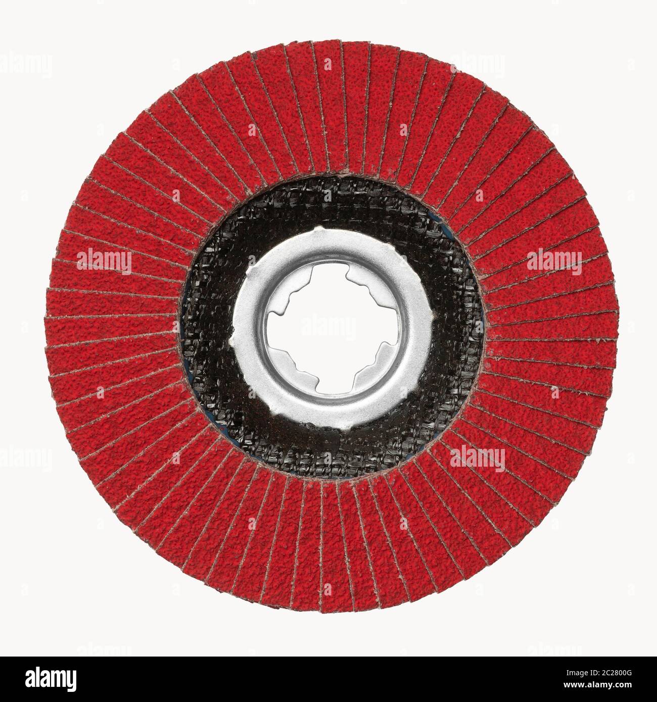 frontal shot of a grinding wheel in white back Stock Photo - Alamy