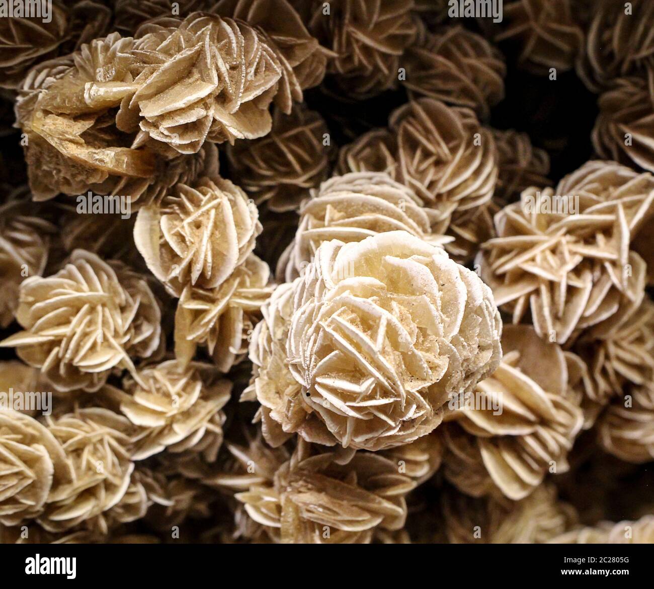 gemstones and sand roses Stock Photo - Alamy