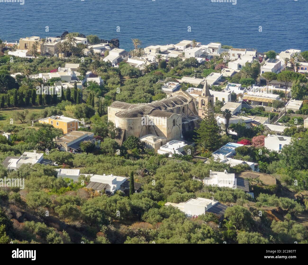 Aerial view stromboli hi-res stock photography and images - Alamy