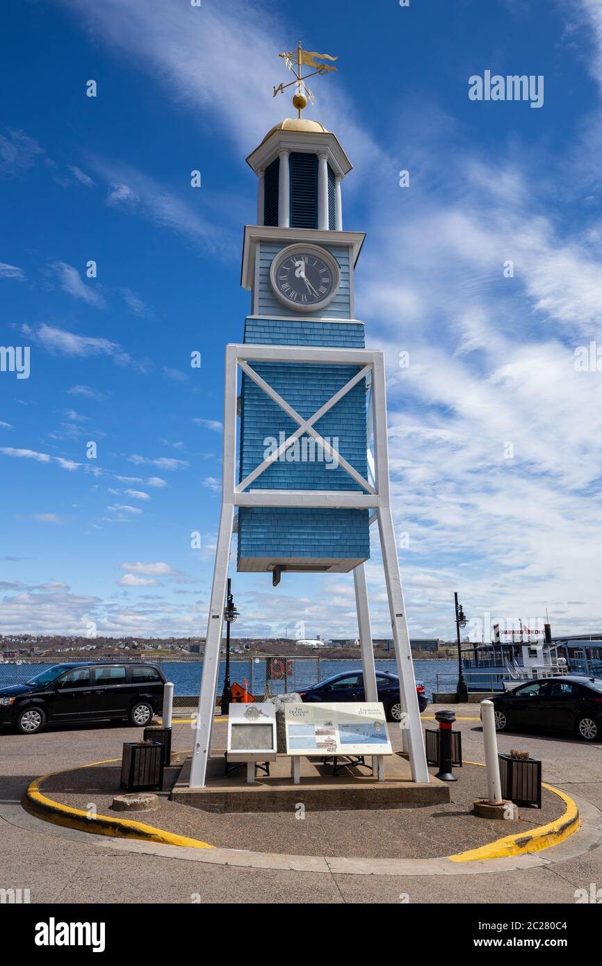 Halifax city clock hi-res stock photography and images - Alamy