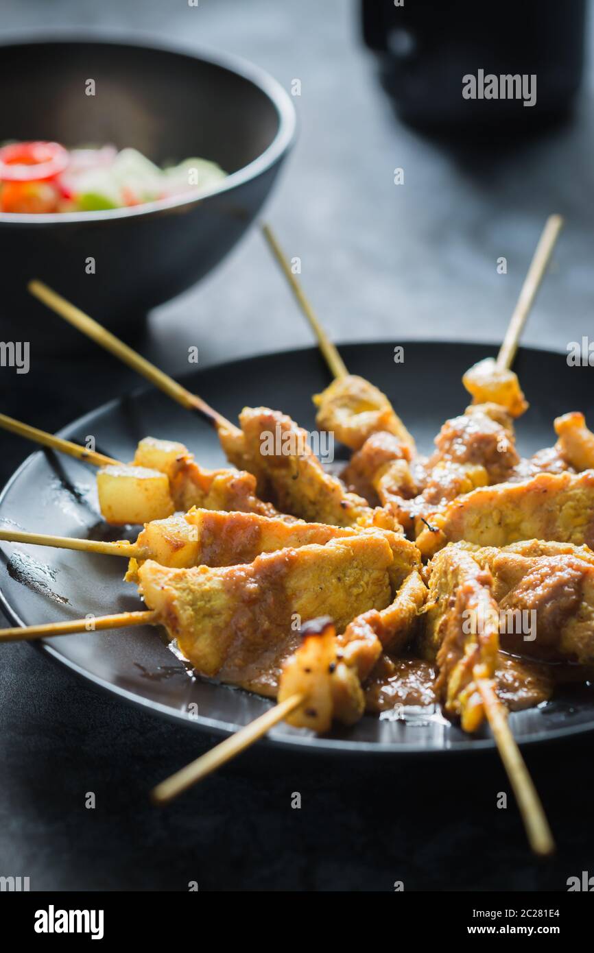 Satay menu hi-res stock photography and images - Alamy