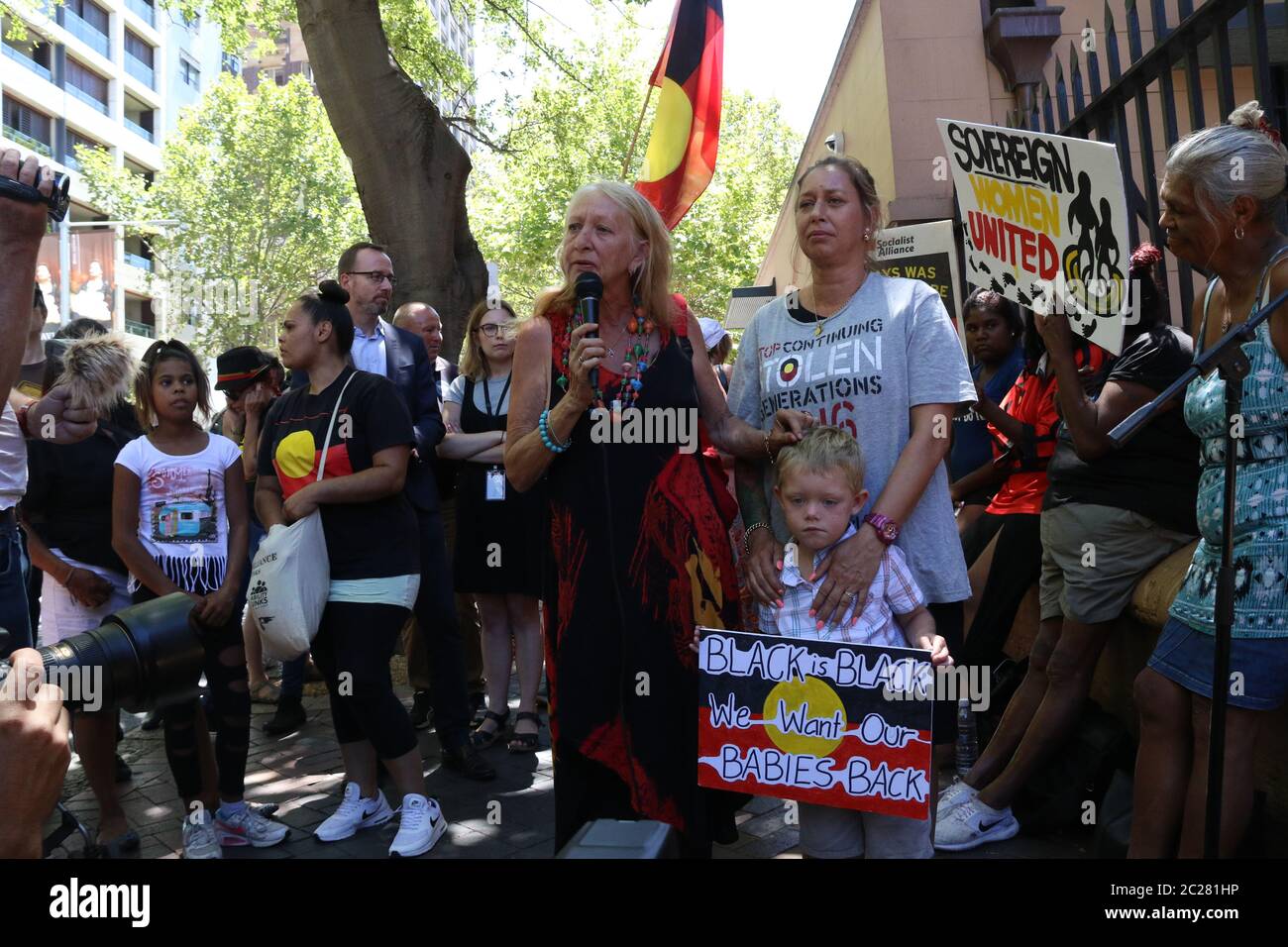 Aboriginal stolen generation march, Sydney, Australia Stock Photo - Alamy