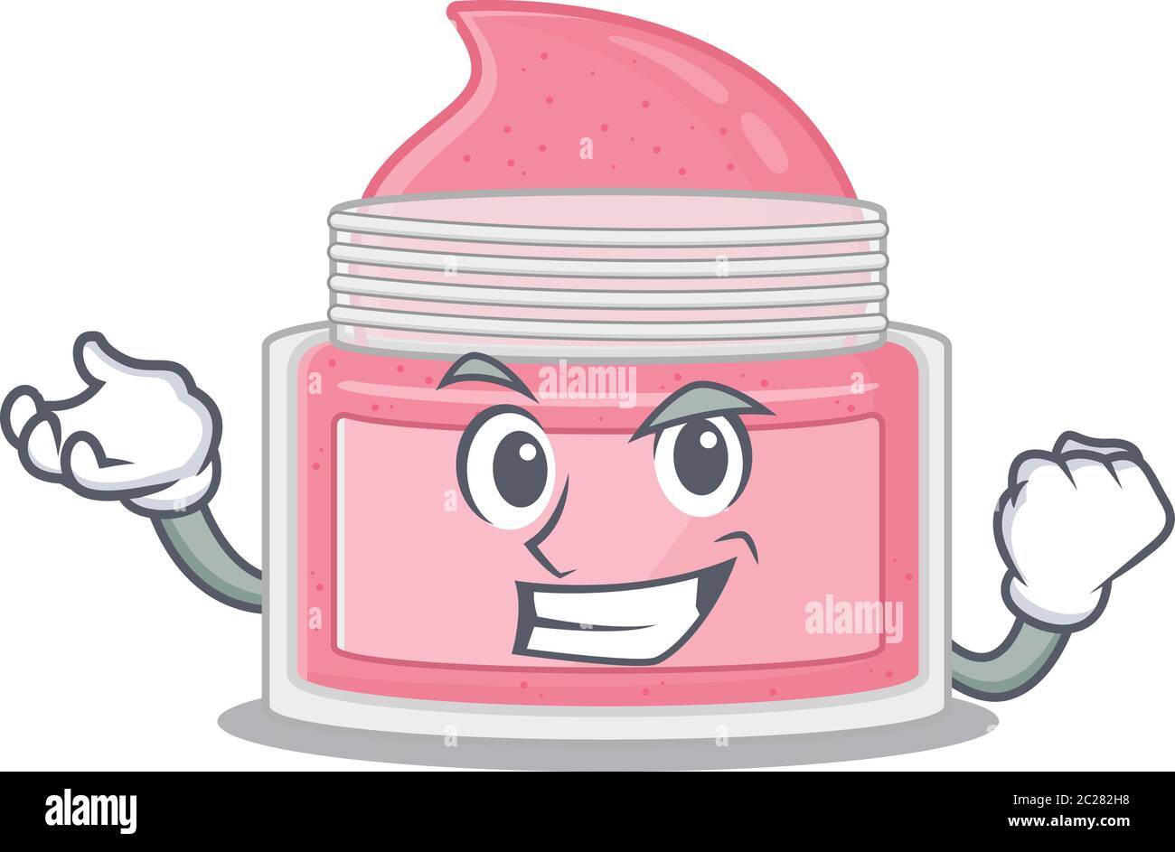 A caricature design concept of body srub with happy face Stock Vector ...