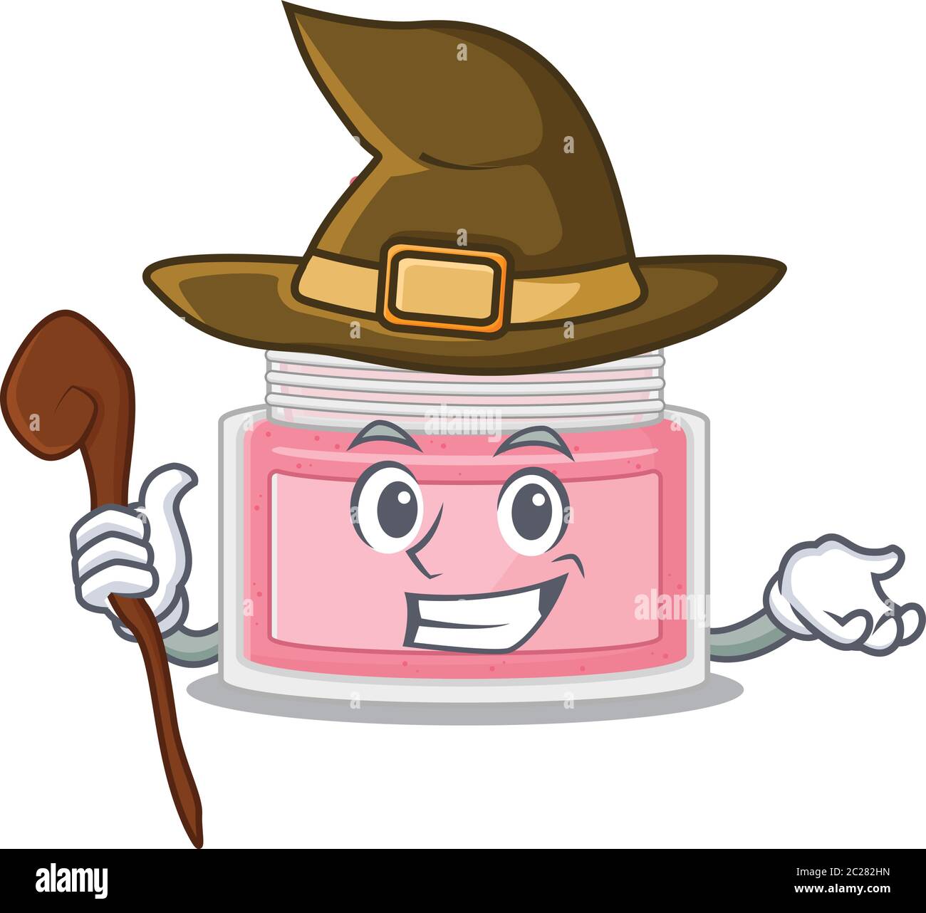 sneaky witch body srub cartoon character design Stock Vector Image ...