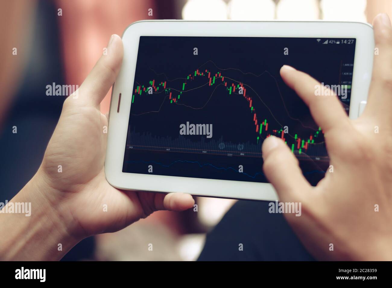 Stock market numbers screen hi-res stock photography and images - Alamy