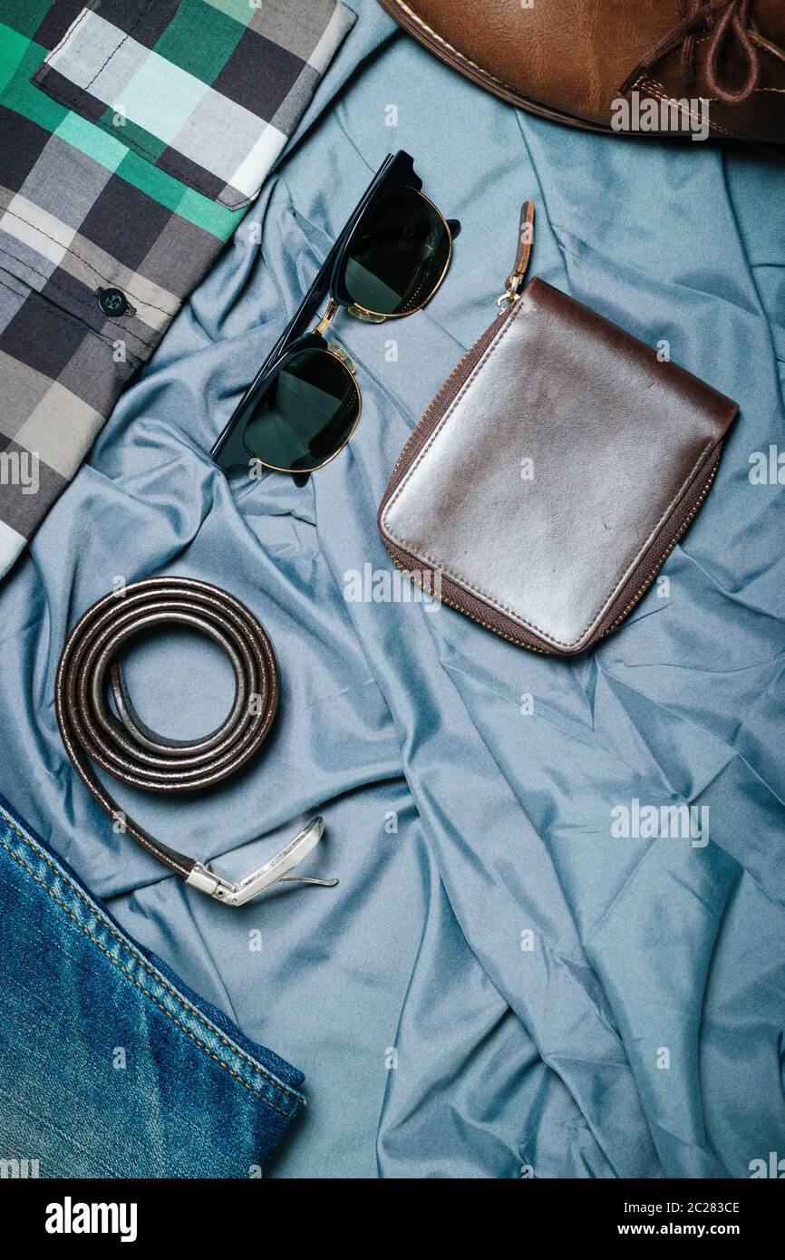 hipster clothes and accessories Stock Photo - Alamy