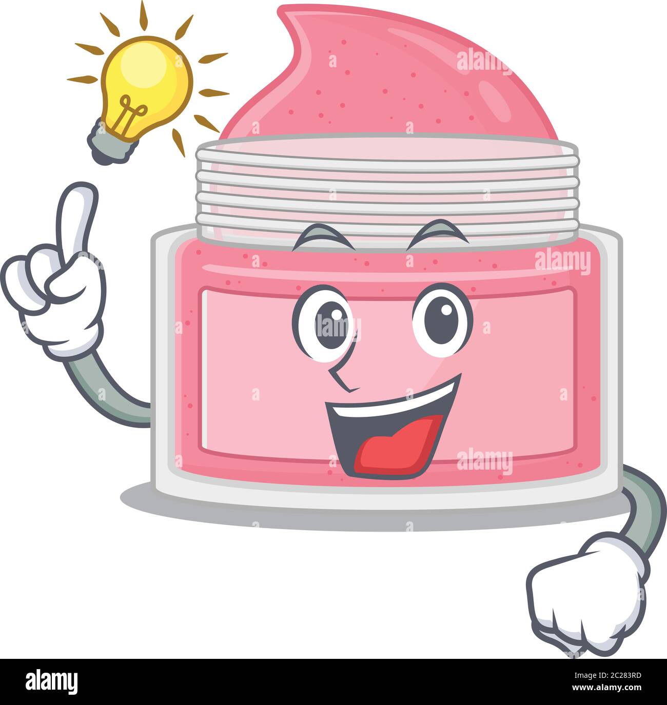 genius body srub Mascot character has an idea gesture Stock Vector ...