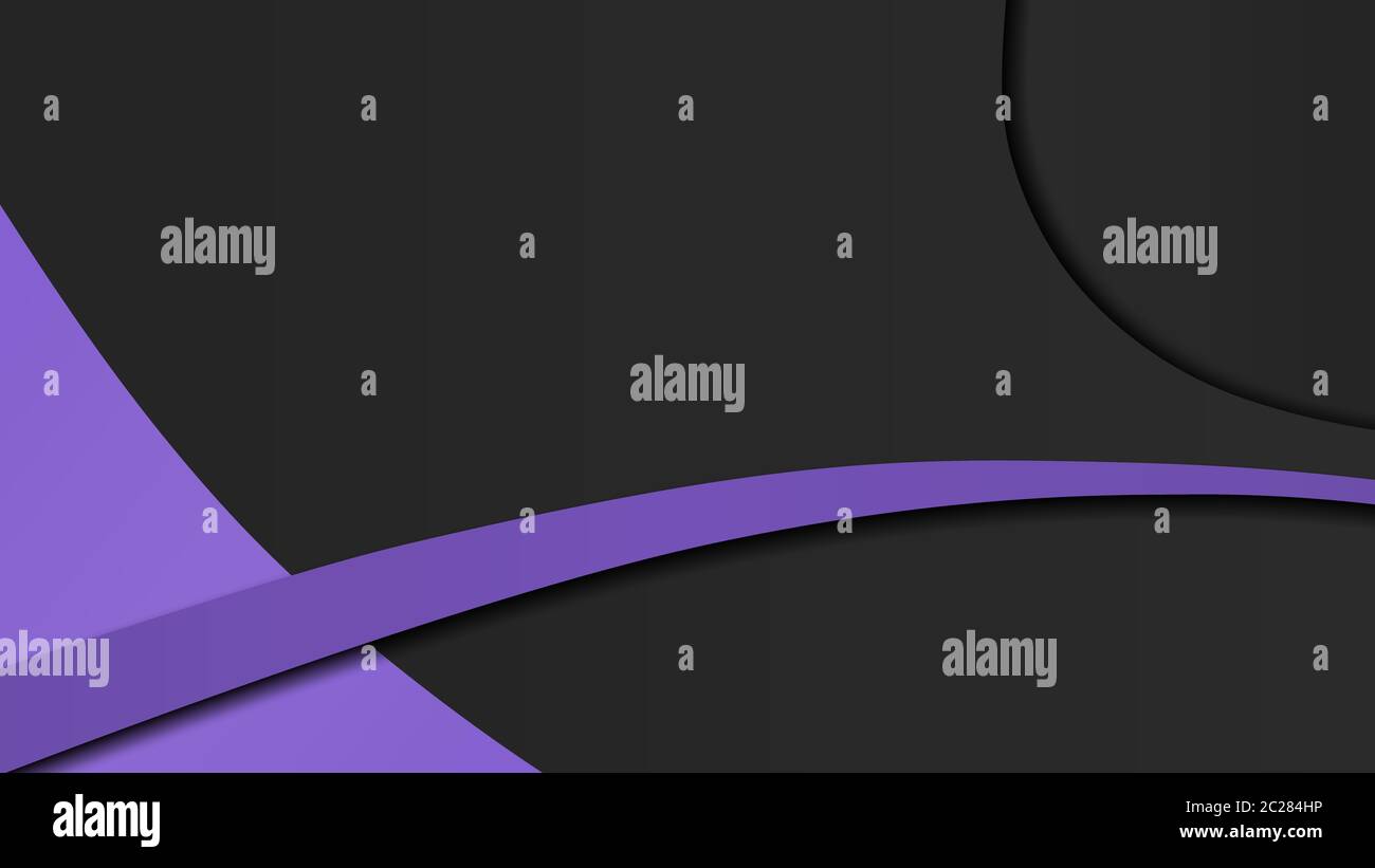 Material design abstract wallpaper in elegant purple color with dark ...