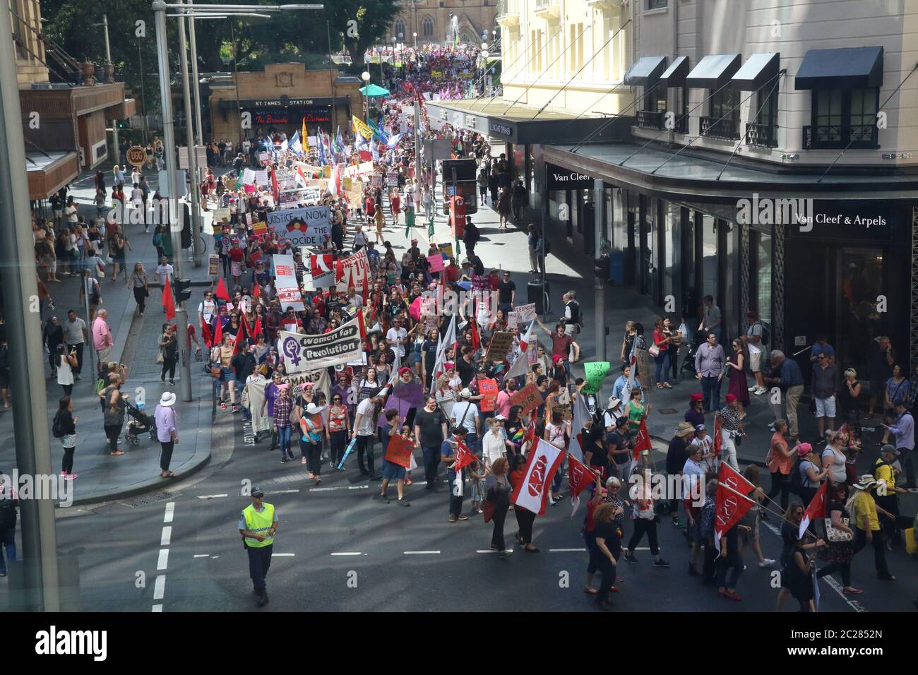 Women's Day March, Sydney, Australia Stock Photo - Alamy