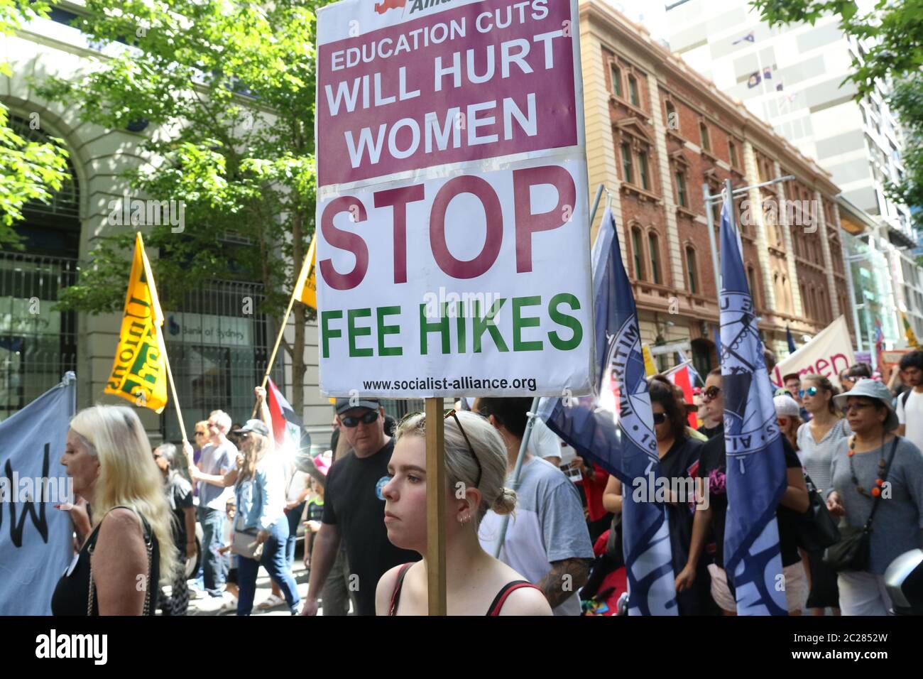 Women's Day March, Sydney, Australia Stock Photo - Alamy