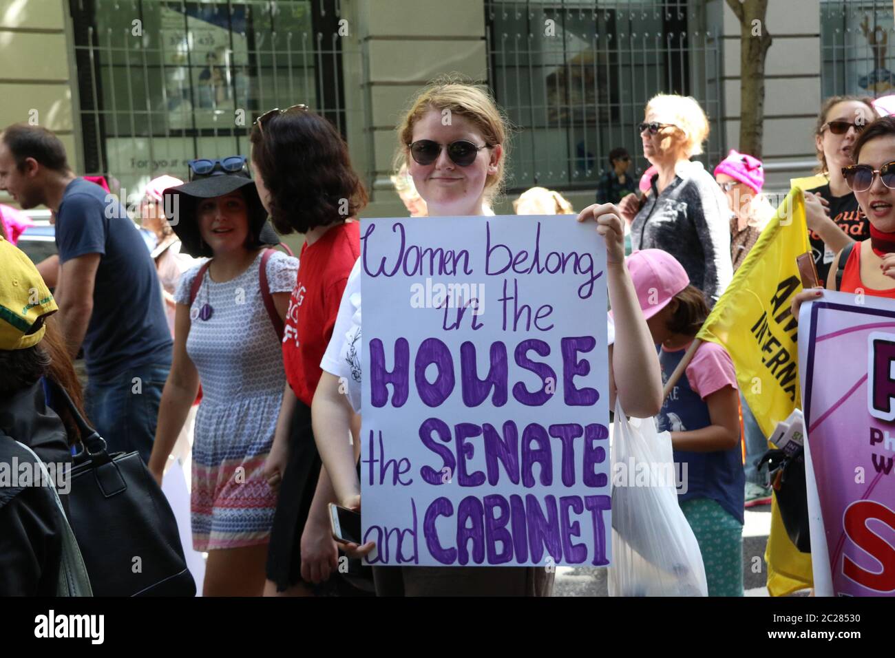 Women's Day March, Sydney, Australia Stock Photo - Alamy
