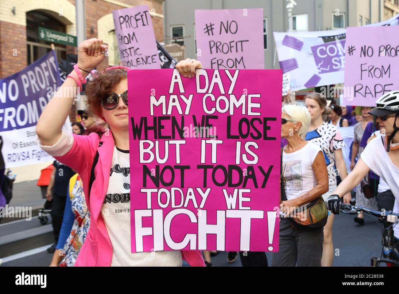 Women's Day March, Sydney, Australia Stock Photo - Alamy