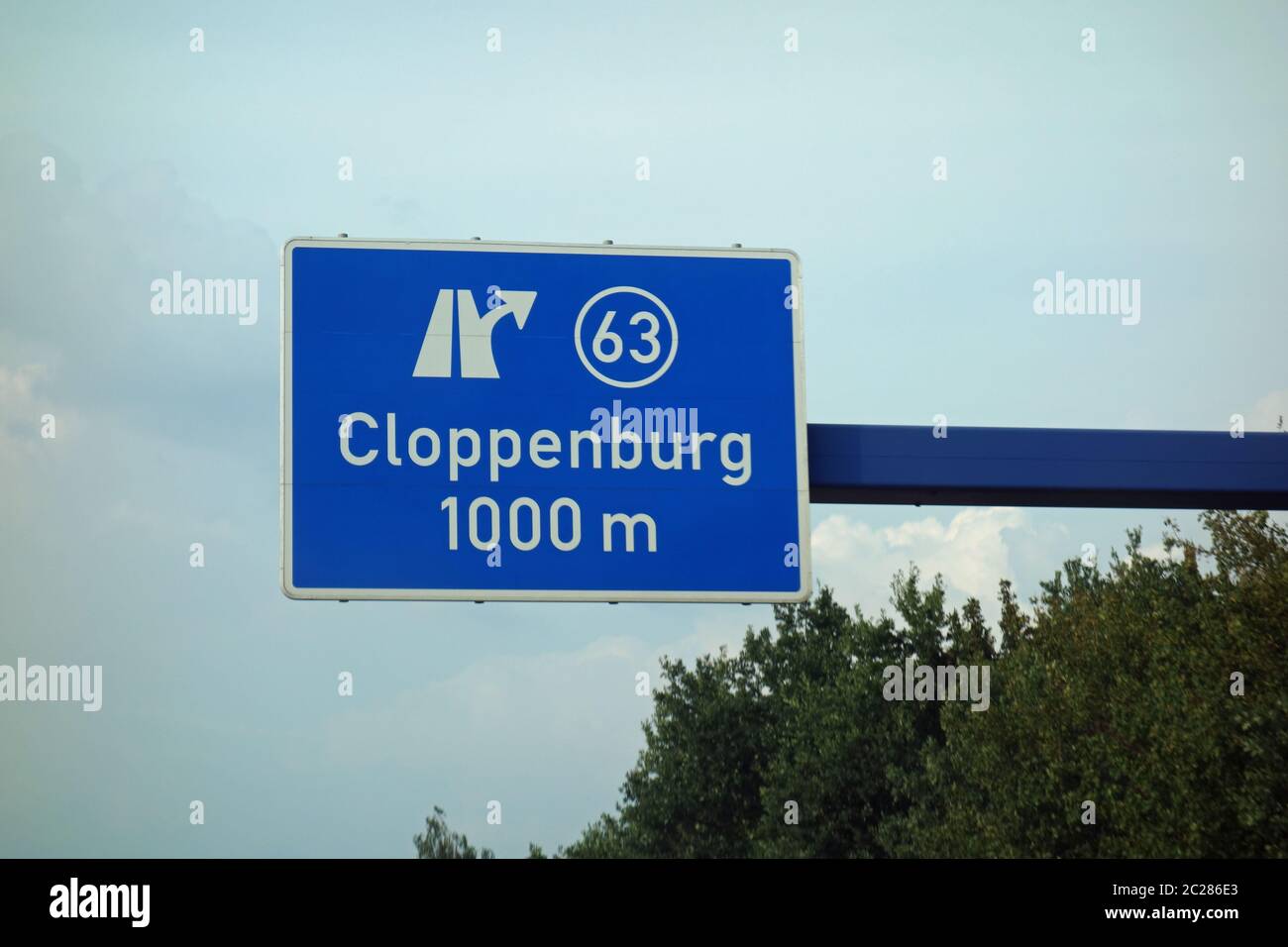 Motorway exit cloppenburg hi-res stock photography and images - Alamy
