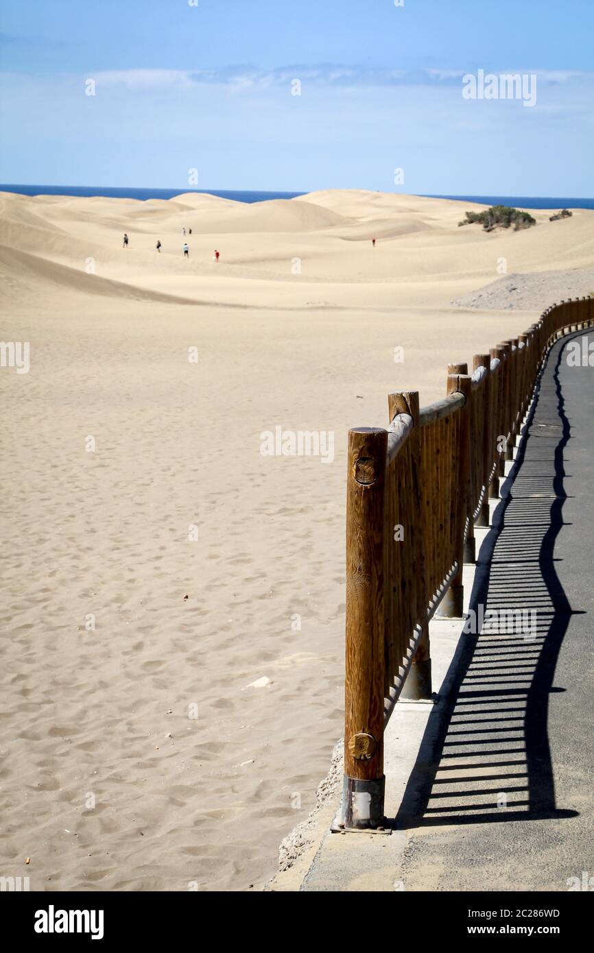 a desert with dunes and a lot of sand Stock Photo - Alamy