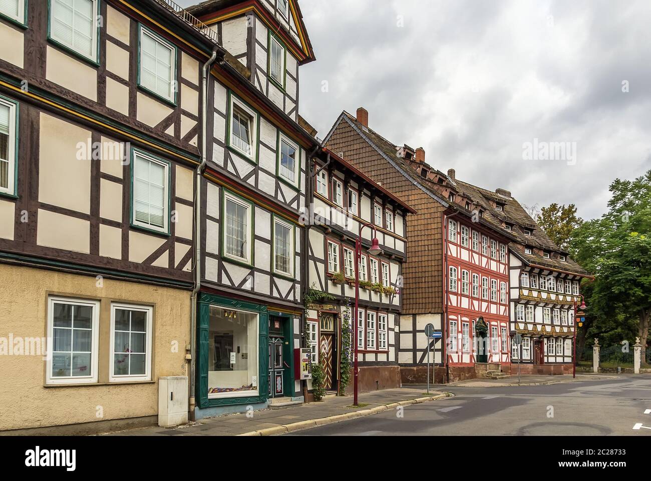 Einbeck downtown, Germany Stock Photo - Alamy