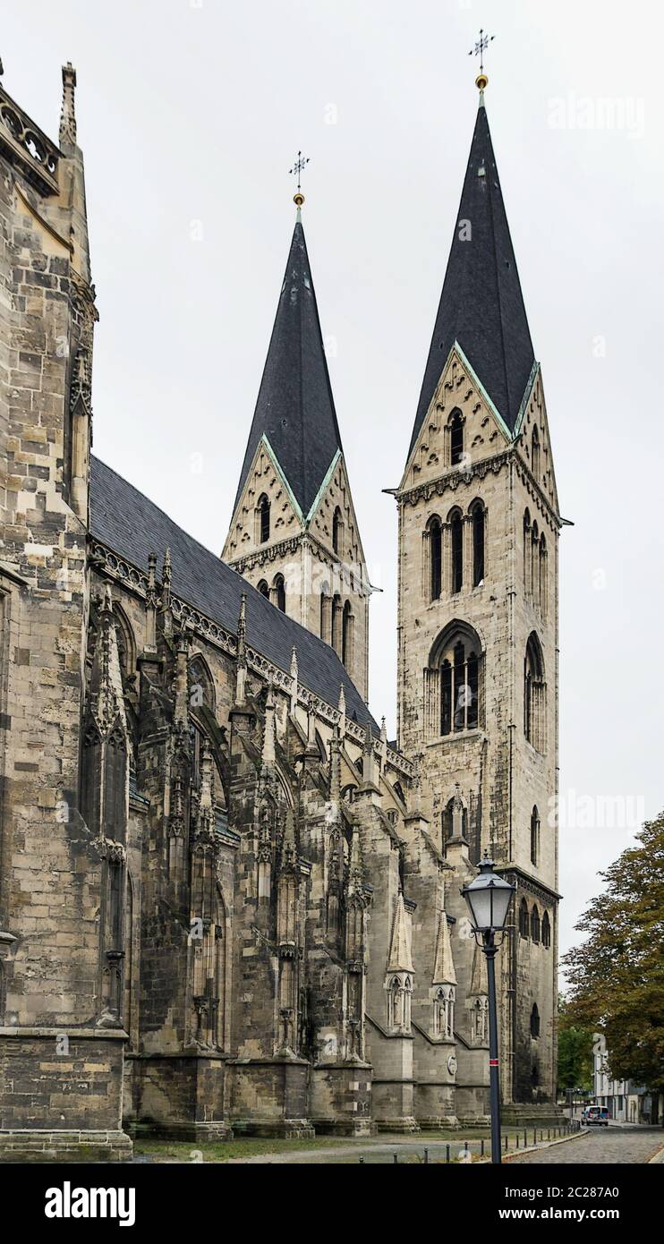 Cathedral of St. Sephan, Halberstadt, Germany Stock Photo - Alamy