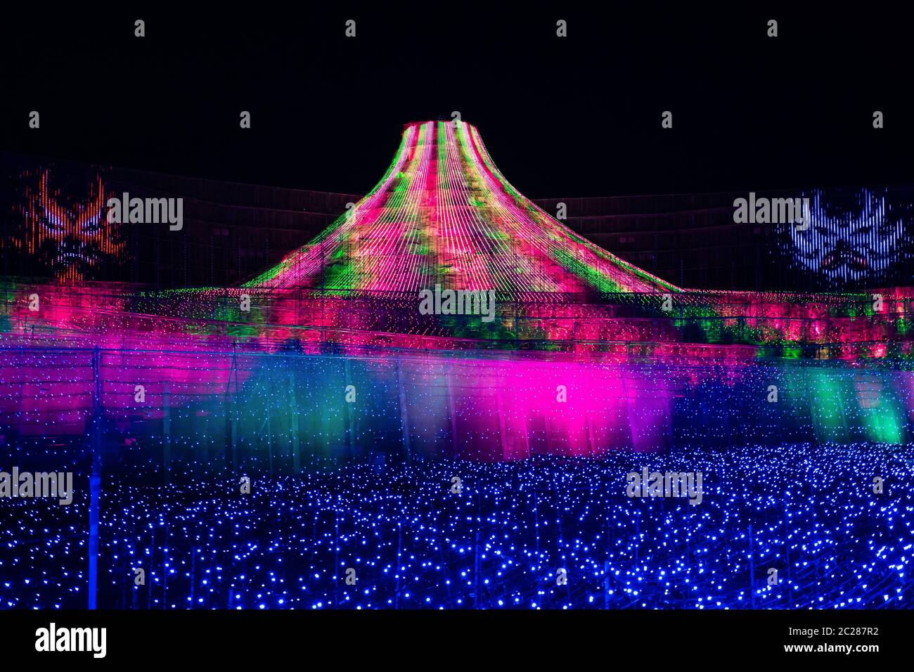 Nabana No Sato winter illumination in Mie, Japan Stock Photo - Alamy