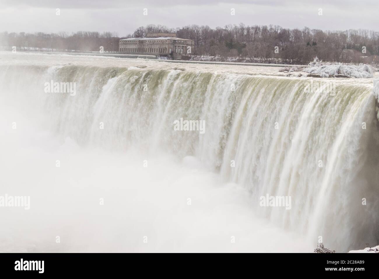 North America - Canada , Horseshoe Falls at the Niagara Falls Stock ...