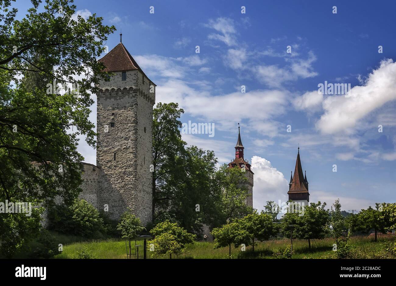 Museggmauer lucerne hi-res stock photography and images - Alamy