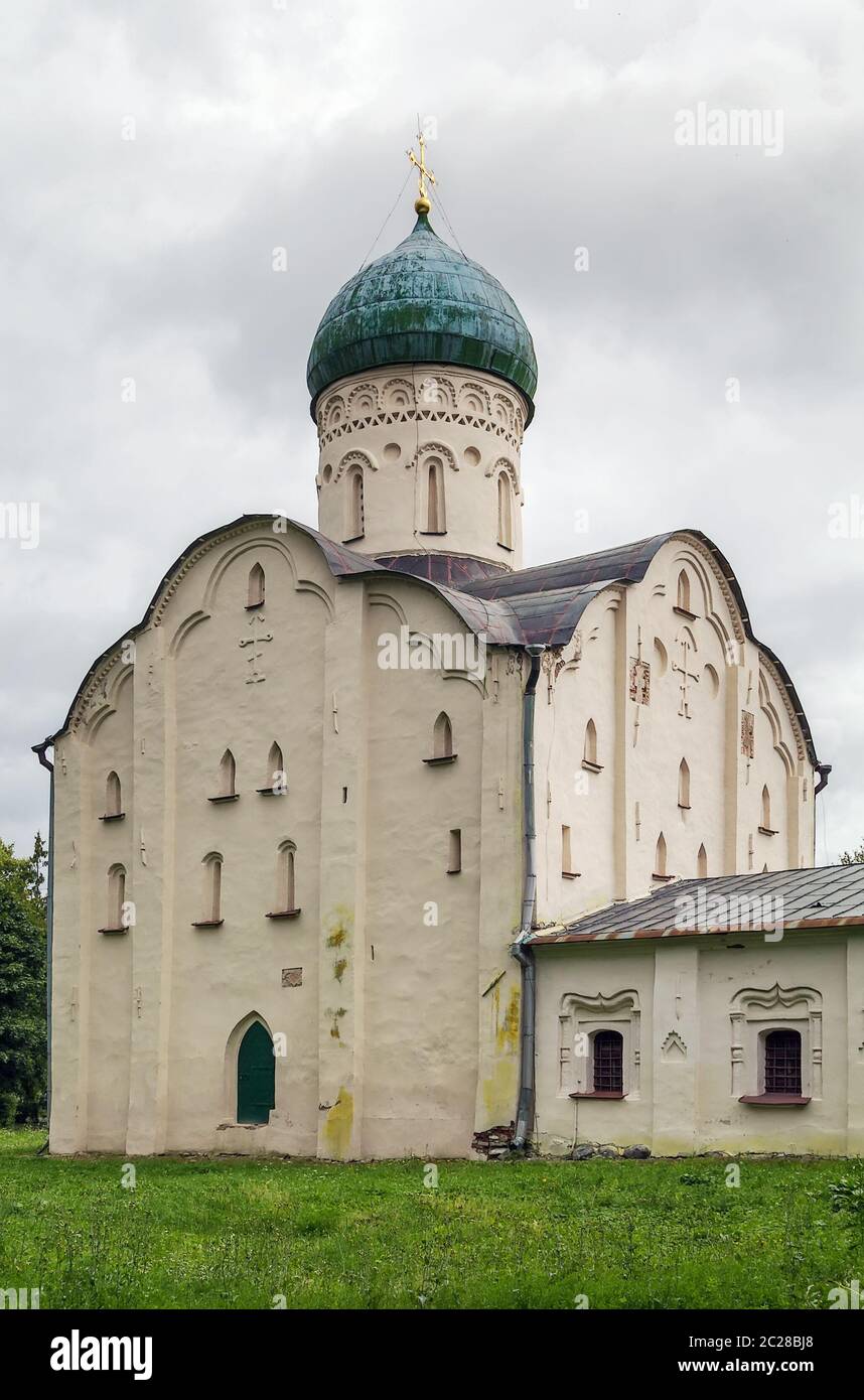 Church of St. Theodore Stratilates, Veliky Novgorod Stock Photo - Alamy