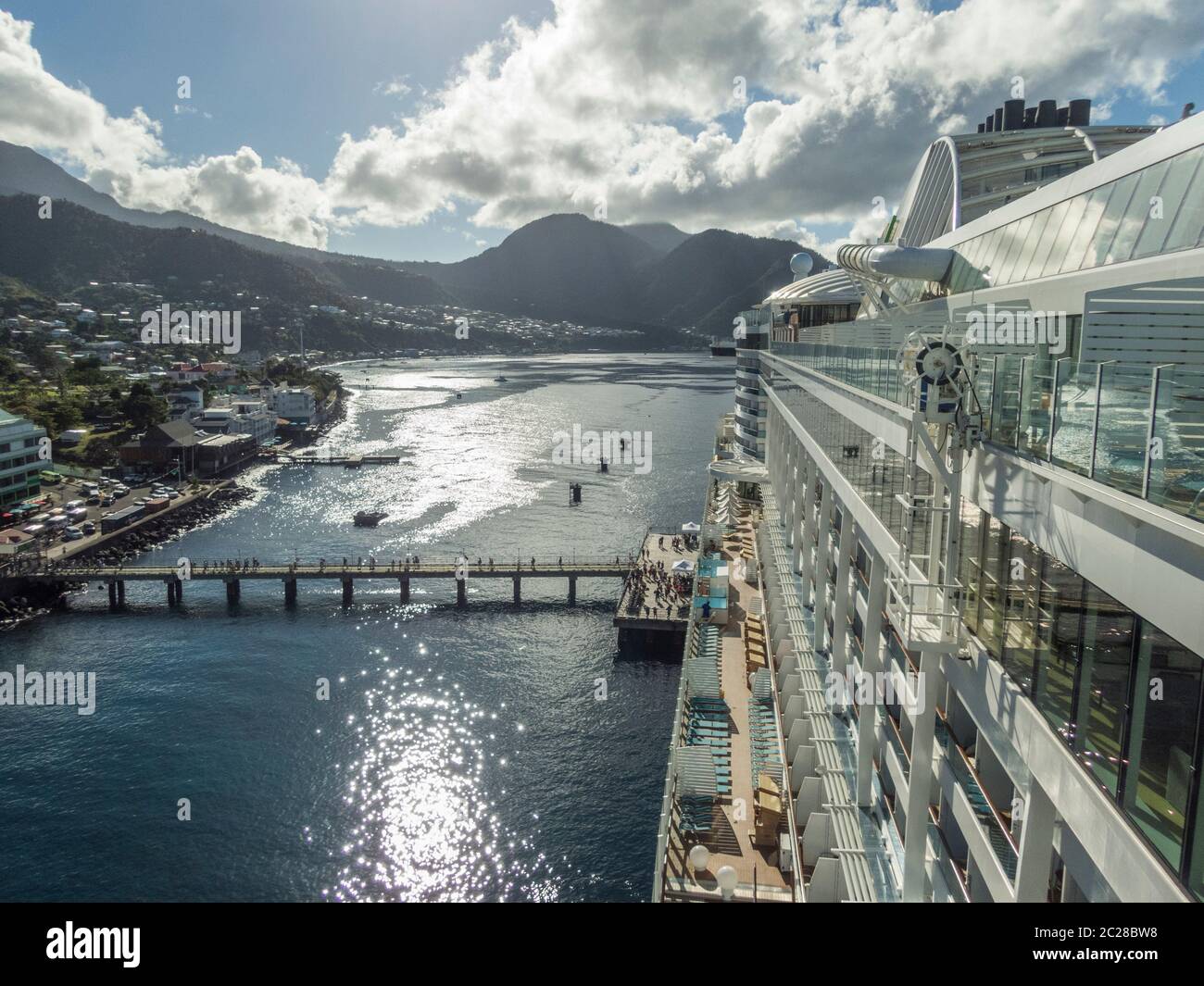 Dominica, City of Roseau in the Caribbean Sea Stock Photo - Alamy