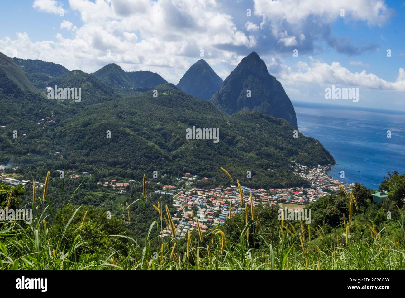 Pitons hi-res stock photography and images - Alamy