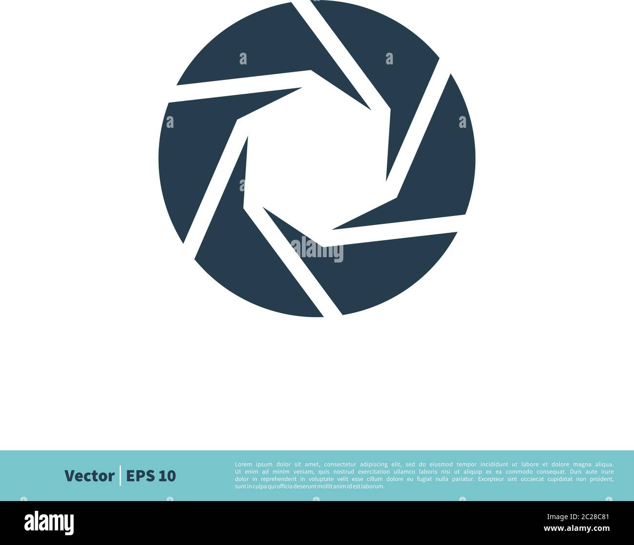 Camera Lens Icon Vector Logo Template Illustration Design. Vector EPS ...