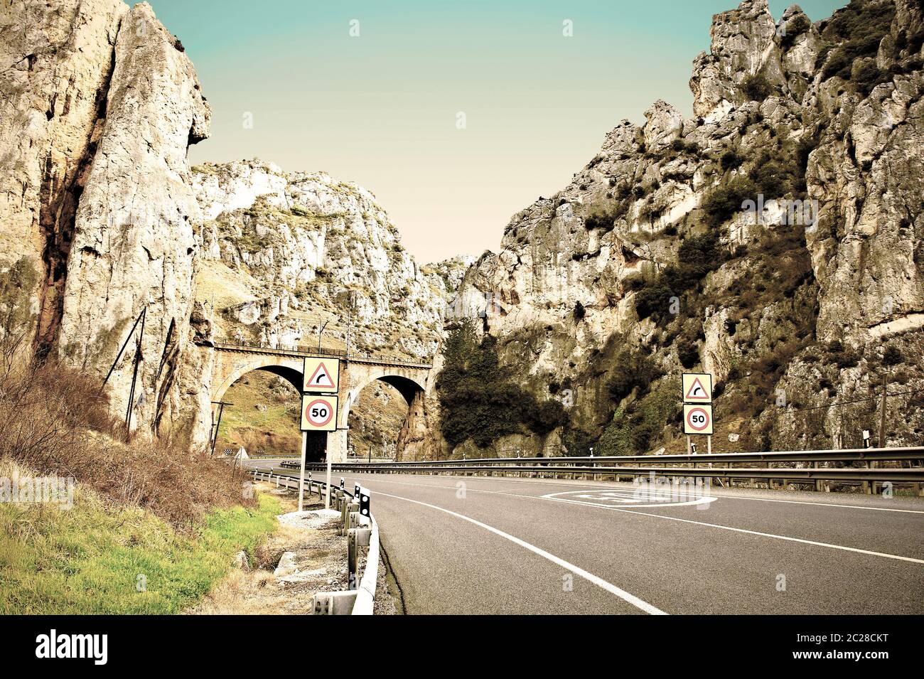 Pyrenees spain winding road hi-res stock photography and images - Alamy
