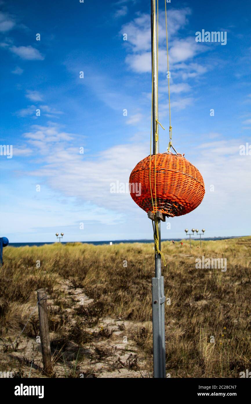 balloon of lifeguard on the baltic sea Stock Photo - Alamy