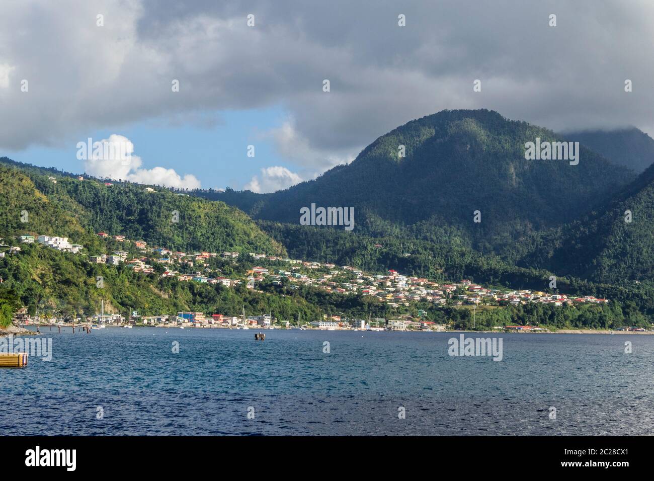 Dominica, City of Roseau in the Caribbean Sea Stock Photo - Alamy
