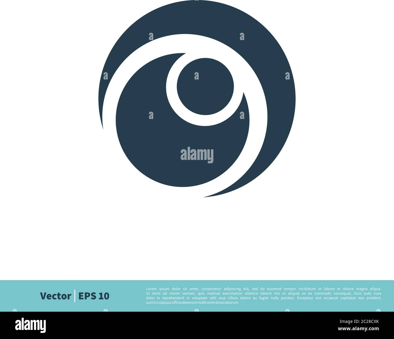 Abstract Eye Ball Icon Vector Logo Template Illustration Design. Vector ...